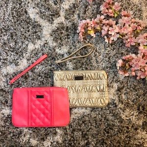 Express | Bags | 35 Express Pink And Gold Wristlets Lot Of Two | Poshmark
